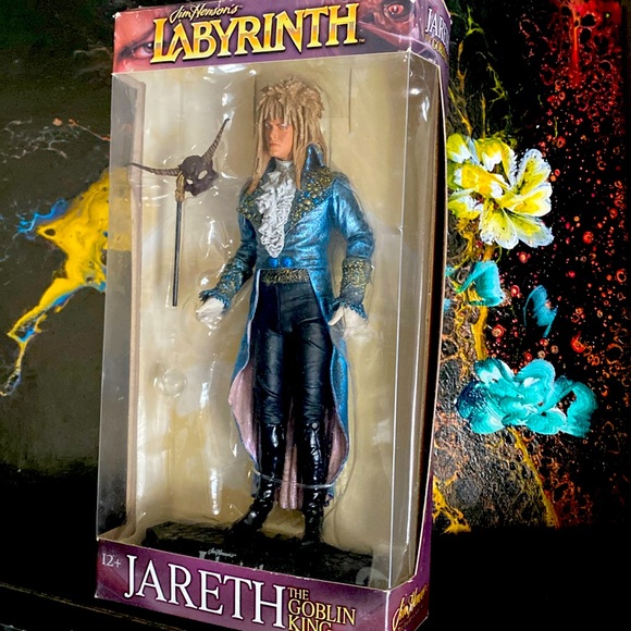 Jim Henson | Toys | Jareth The Goblin King 7 Collectible Figure From ...